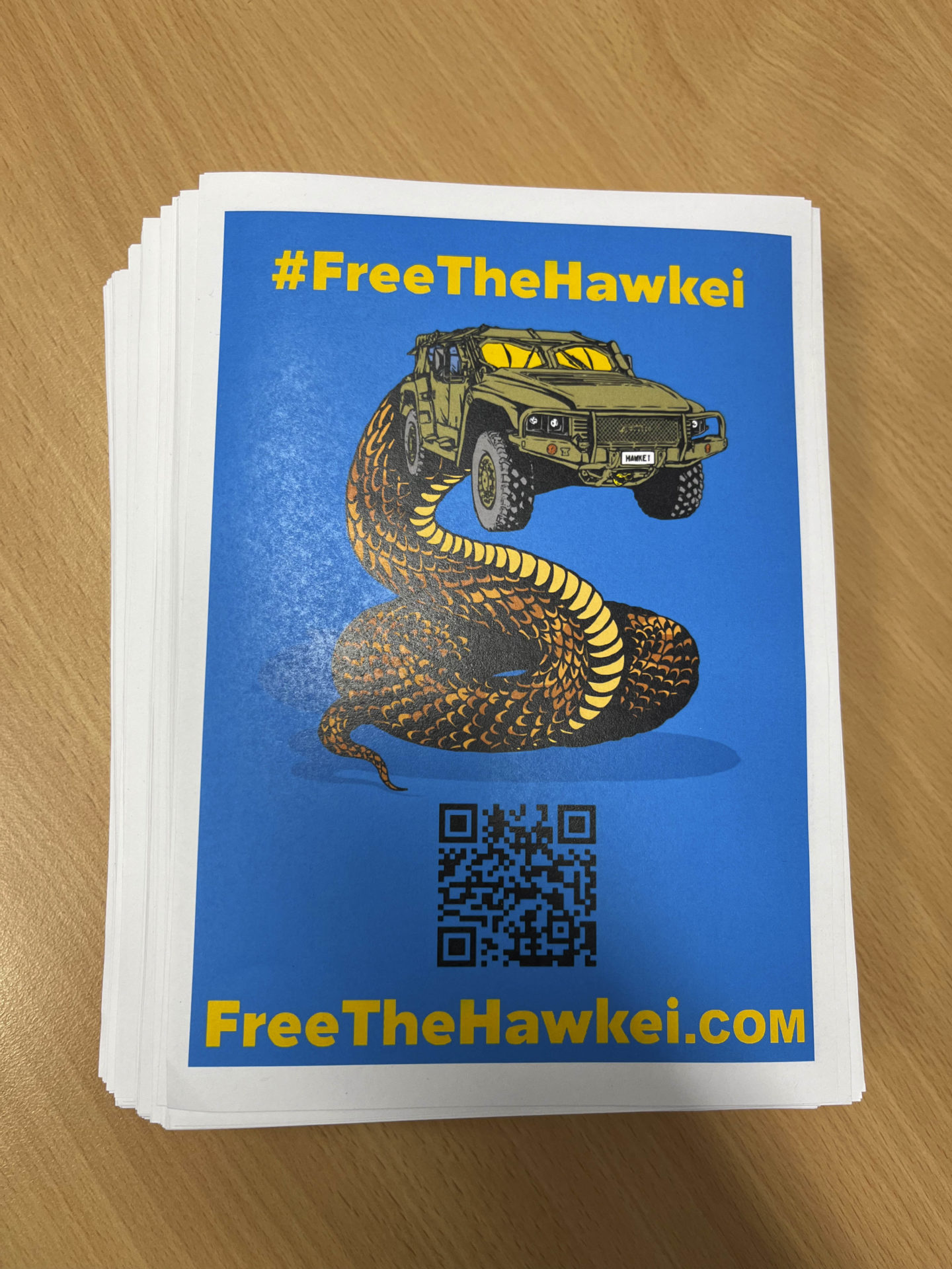 Hawkei Ads - Free The Hawkei